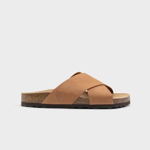 Cork Sandals, Women Slide, Summer Sandals, Handmade, Original Footbed ...