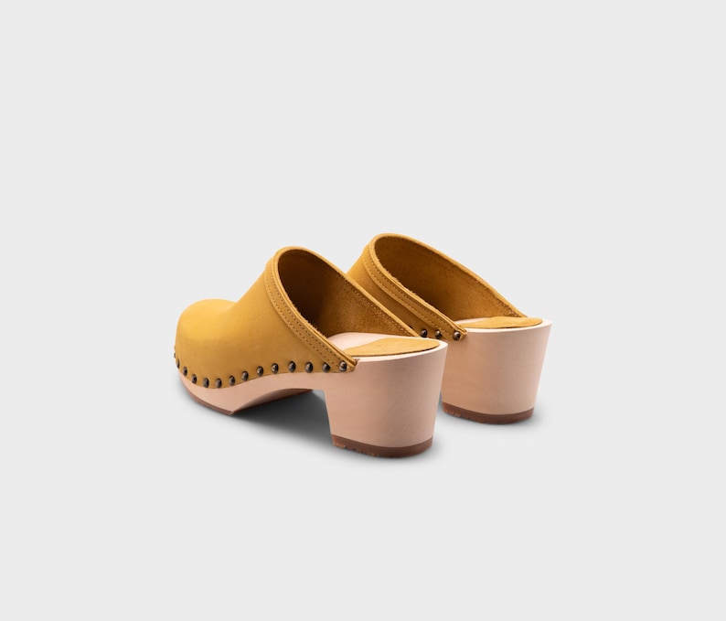 Clog Mules, Women Clogs, Wooden Clogs, High Heel Mules, Handmade ...