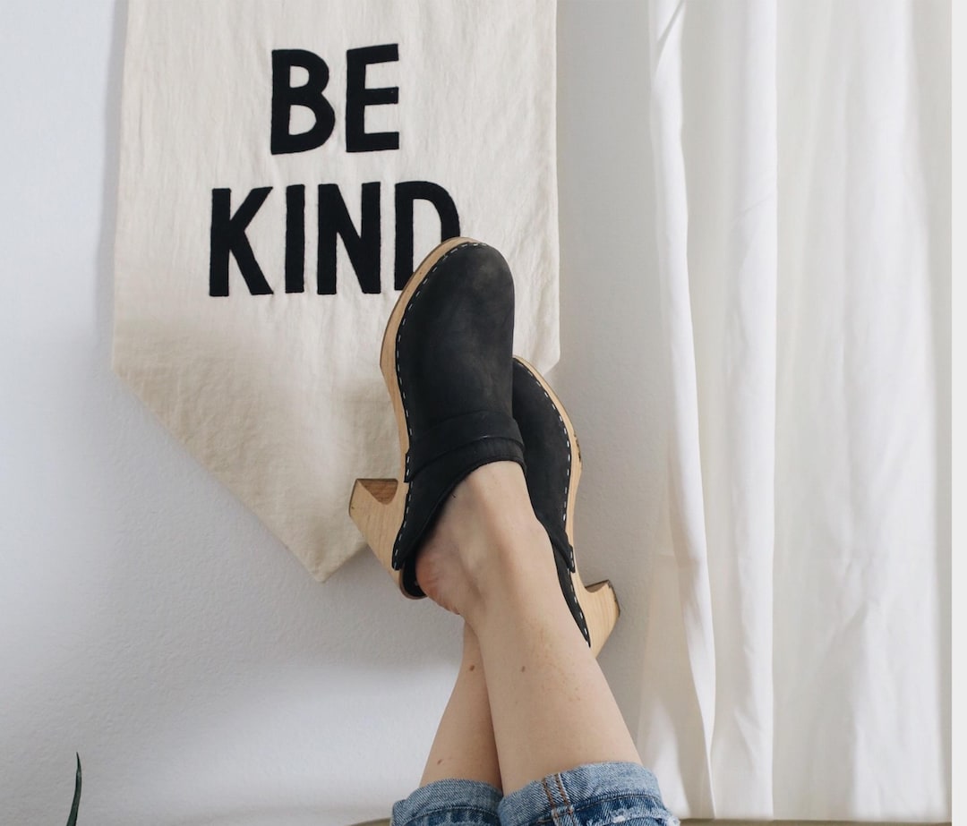 Clog Mules, Women Clogs, Wooden Clogs, High Heel Mules, Handmade ...