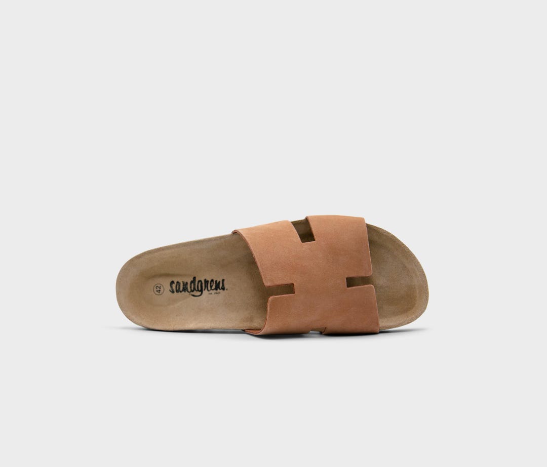 Cork Sandals, Women Slide, Summer Sandals, Handmade, Original Footbed ...