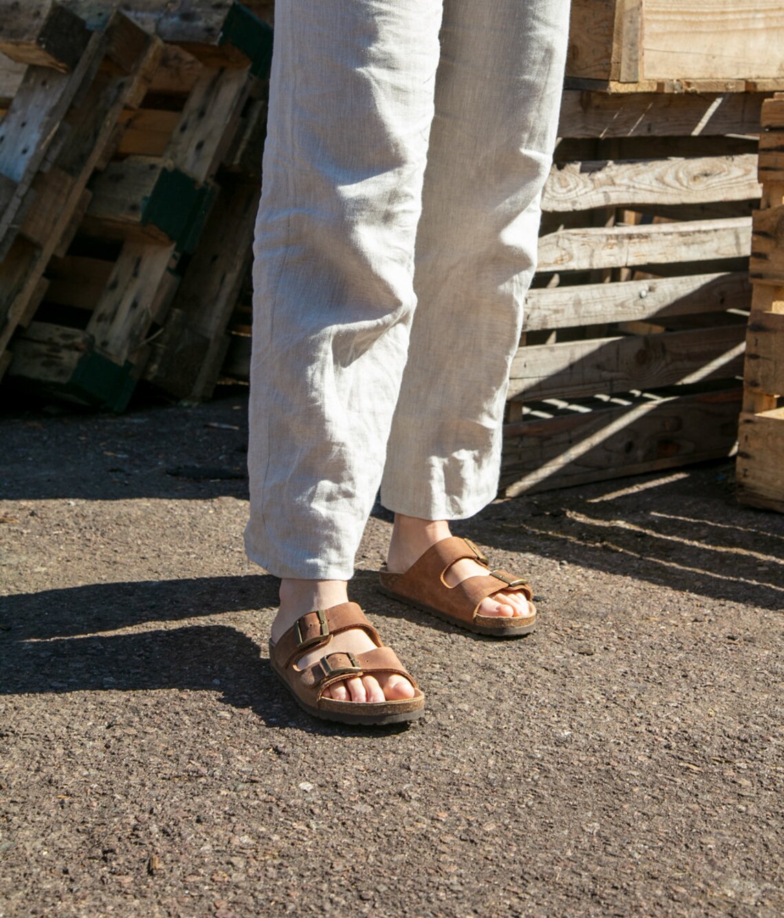 Cork Sandals, Women Slide, Summer Sandals, Handmade, Original Footbed ...