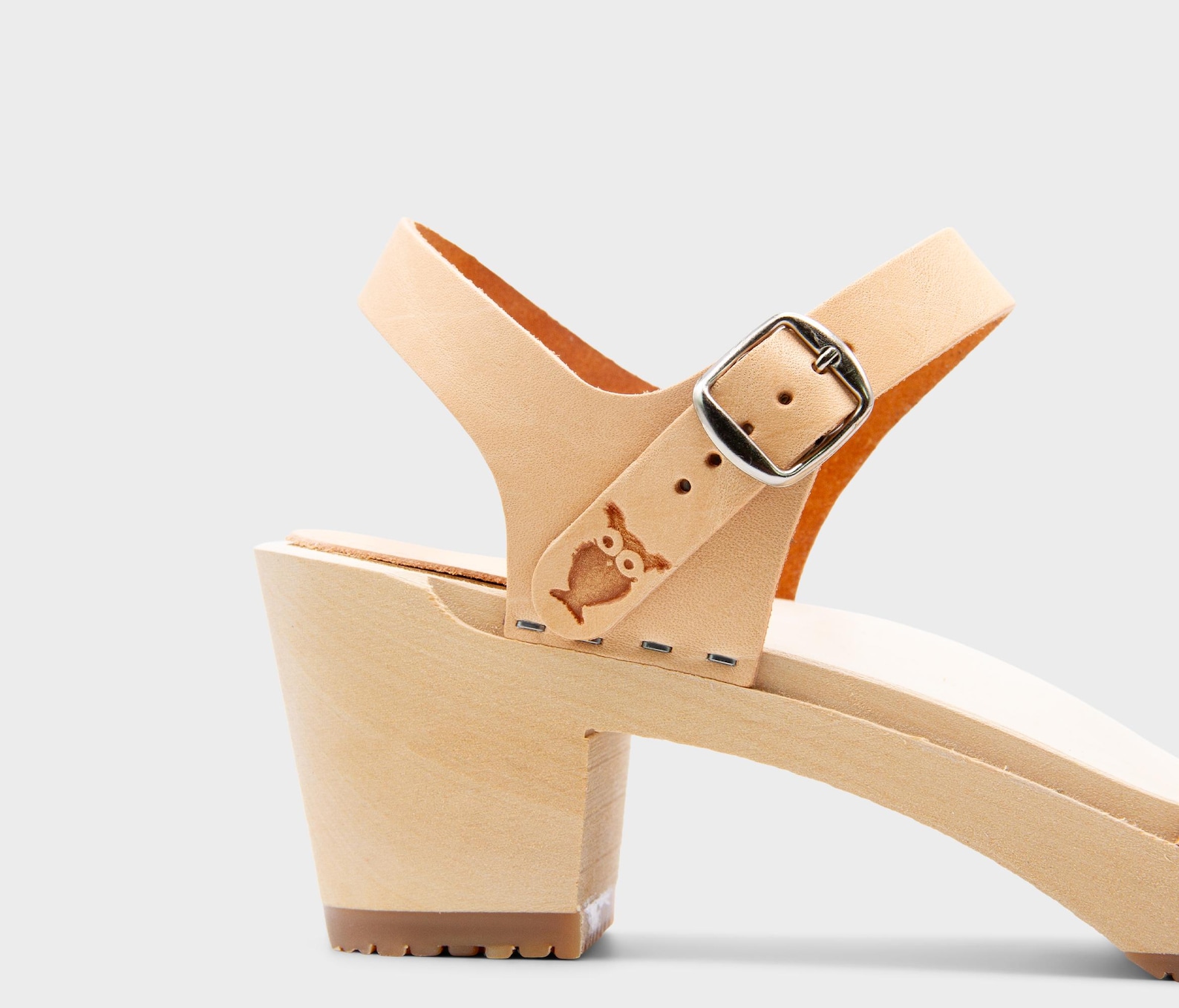 Wooden Sandals, Women Slide, High Heel Mules, Leather Clogs, Handmade ...