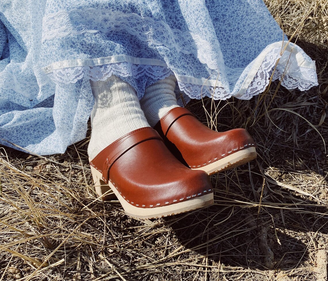 Clog Mules, Women Clogs, Wooden Clogs, High Heel Mules, Handmade ...