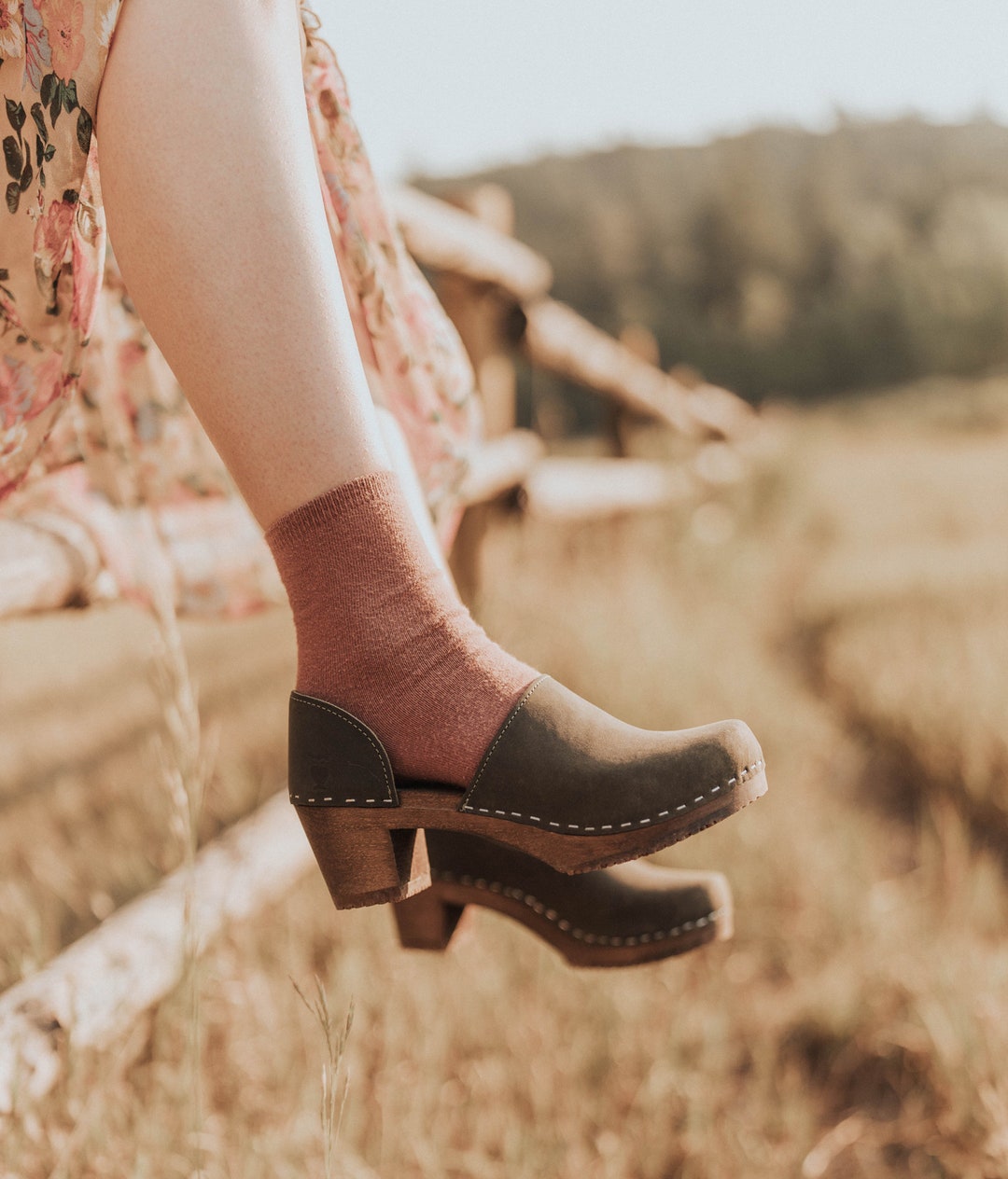 Swedish Wooden Clogs for Women / Sandgrens Clogs / Brett Closed Back ...