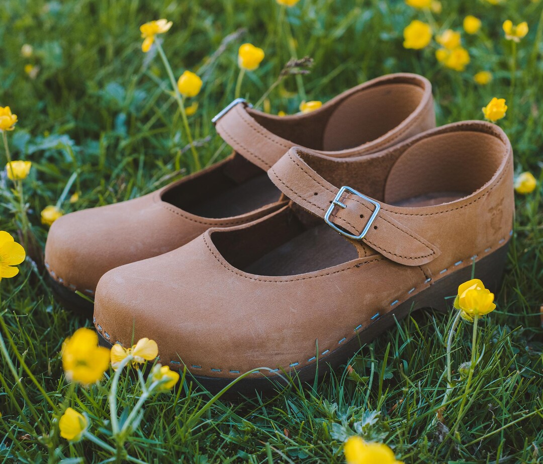 Closed Back Clogs, Women Clogs, Clog Shoes, Mule Shoes, Handmade, Sandgrens, Dextertan Brown ...