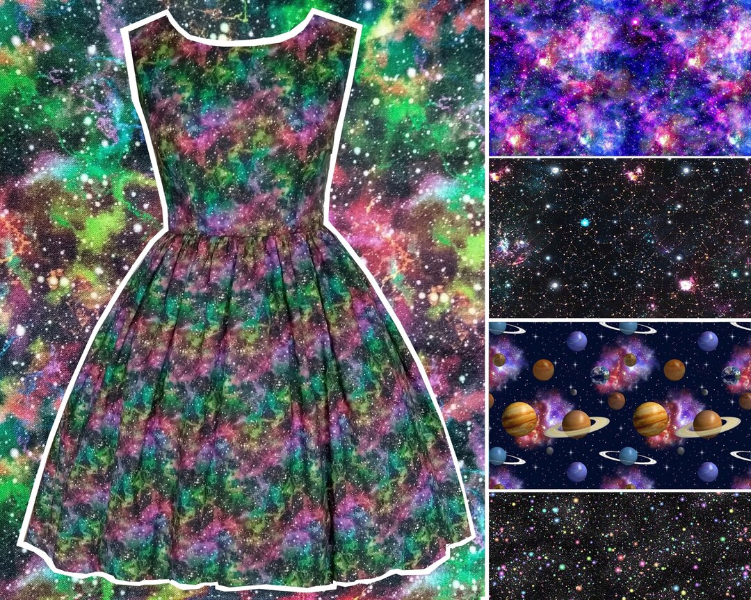 Astronomy Dress With Pockets James Webb Telescope Galaxy Outer - Etsy