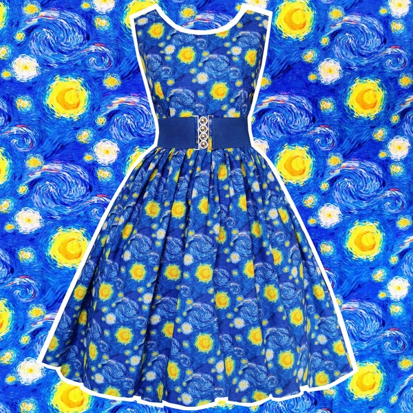 Van Gogh Dress - Etsy