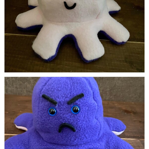 Angry Octopus Plush - Etsy
