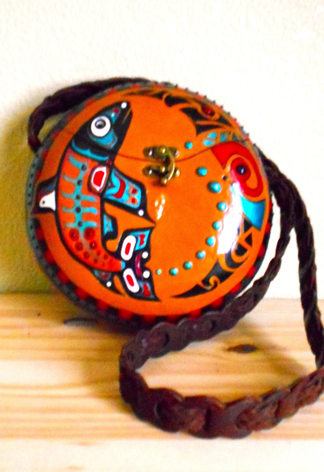 Gourd Purse,haida Indian Style Purse,purse,fine Gourd Art, Gourds,gourd ...