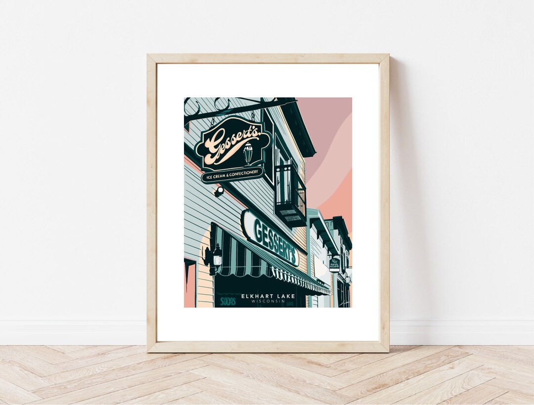 Gessert's Ice Cream, Elkhart Lake Wisconsin Modern State Park National ...