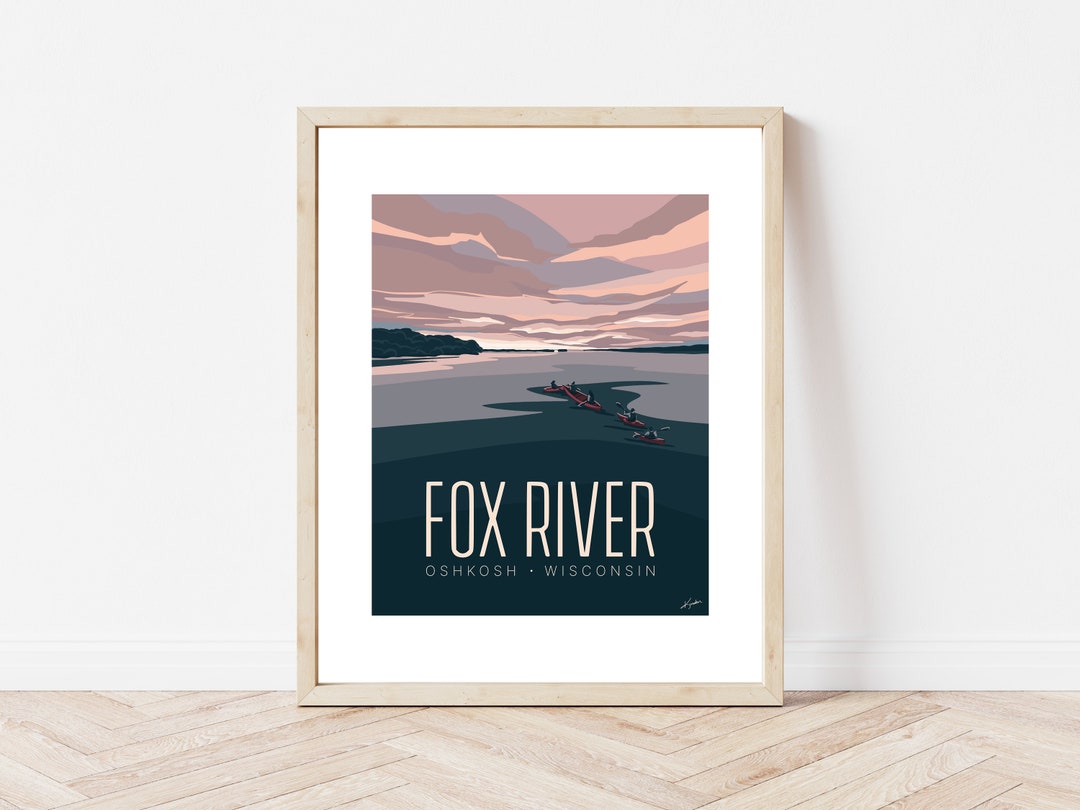 Fox River Oshkosh Wisconsin University of Oshkosh National Park Art ...