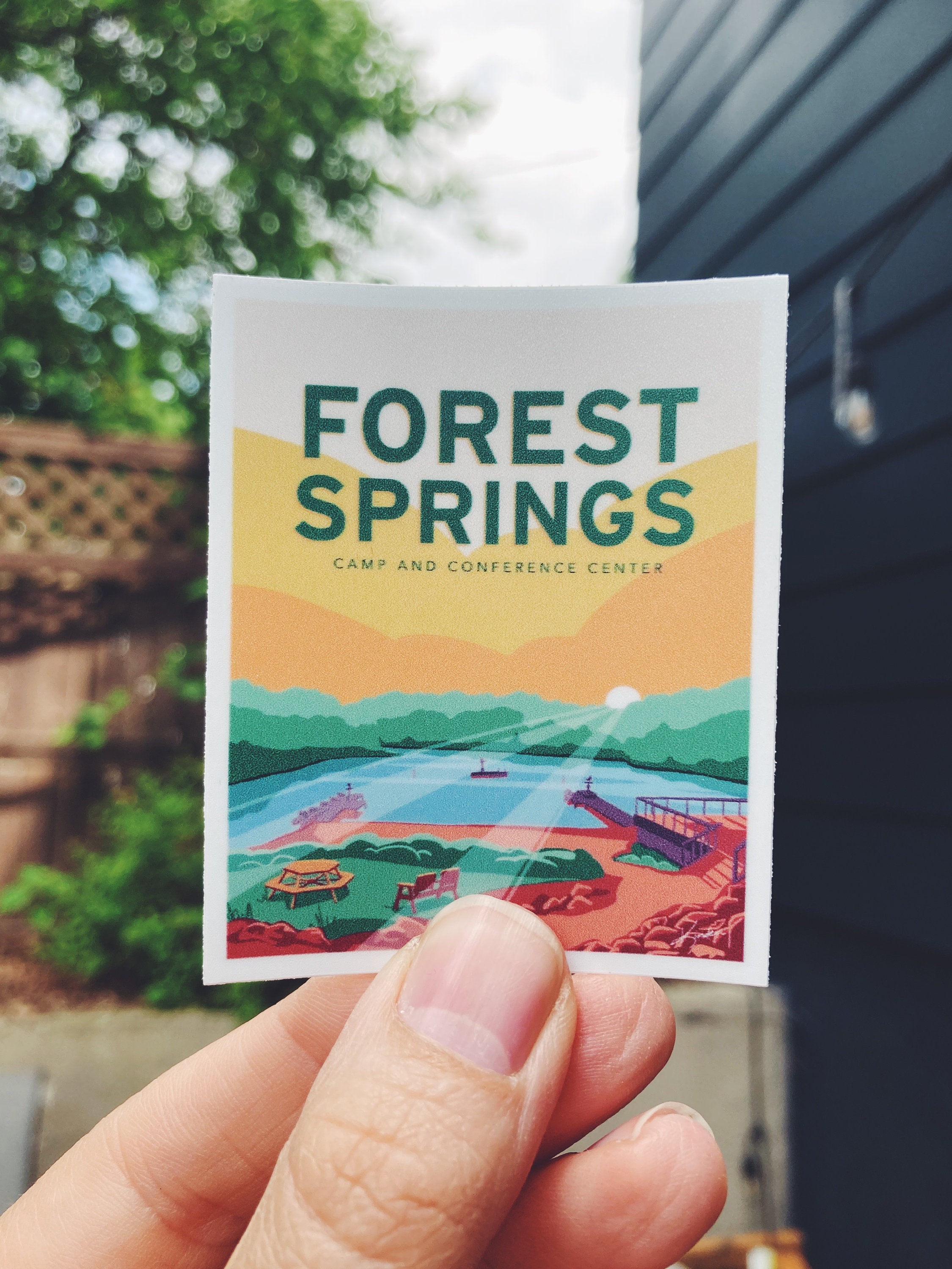 Forest Springs Camp Forest Springs Wisconsin Nature Art Print - Etsy