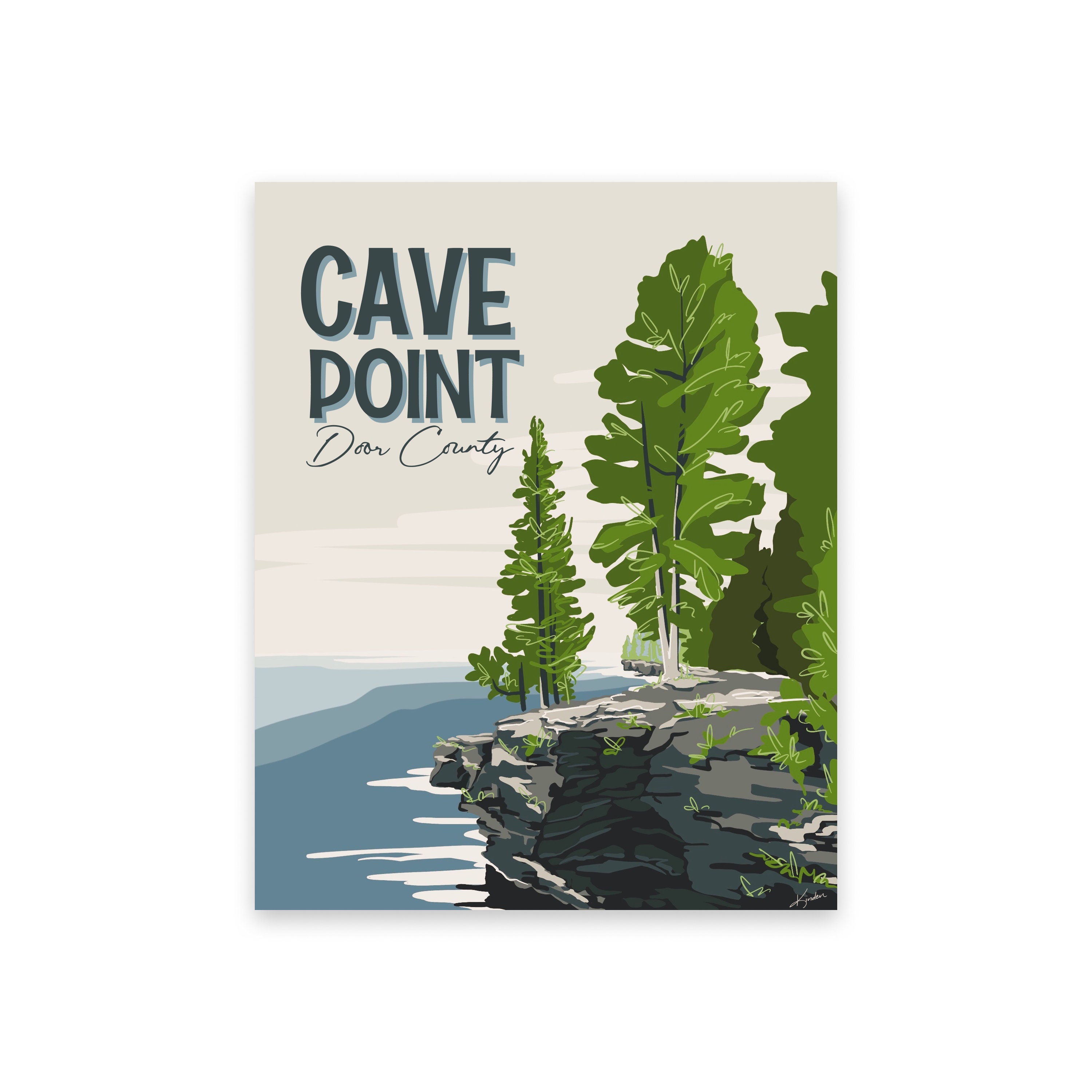 Cave Point Door County Wisconsin up North Wisconsin Lake Michigan ...