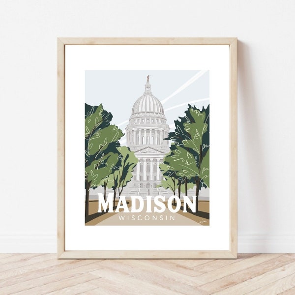 Wisconsin Capitol - Etsy