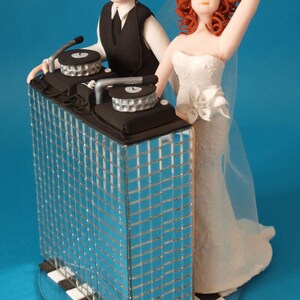 Personalised DJ Couple Wedding Cake Topper - Etsy