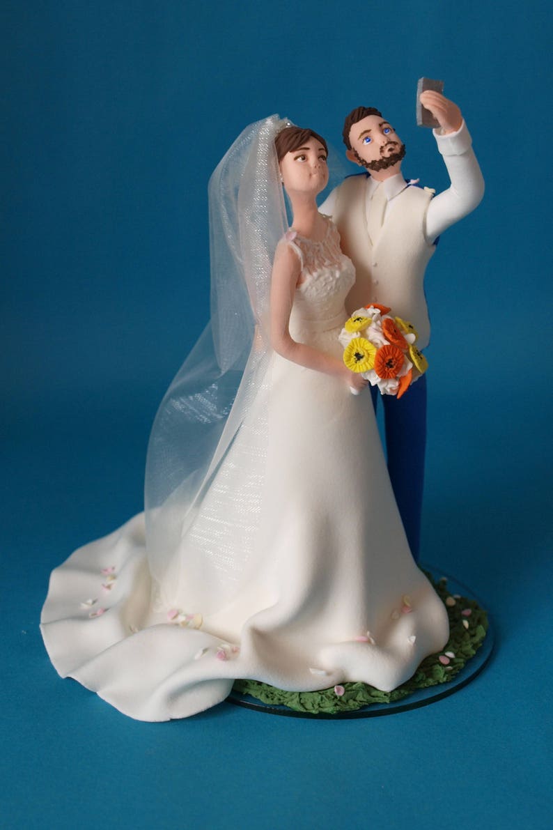 Personalised Couple Wedding Cake Topper - Etsy