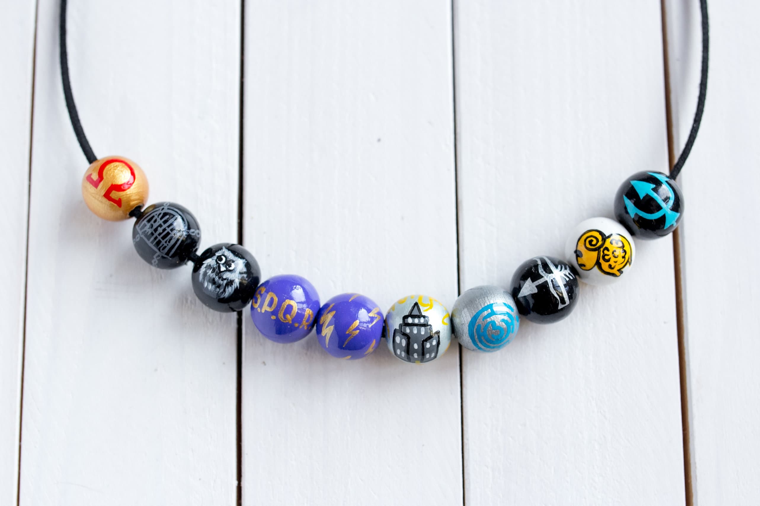 Percy Jackson Necklace camp half blood lightning theif | Etsy