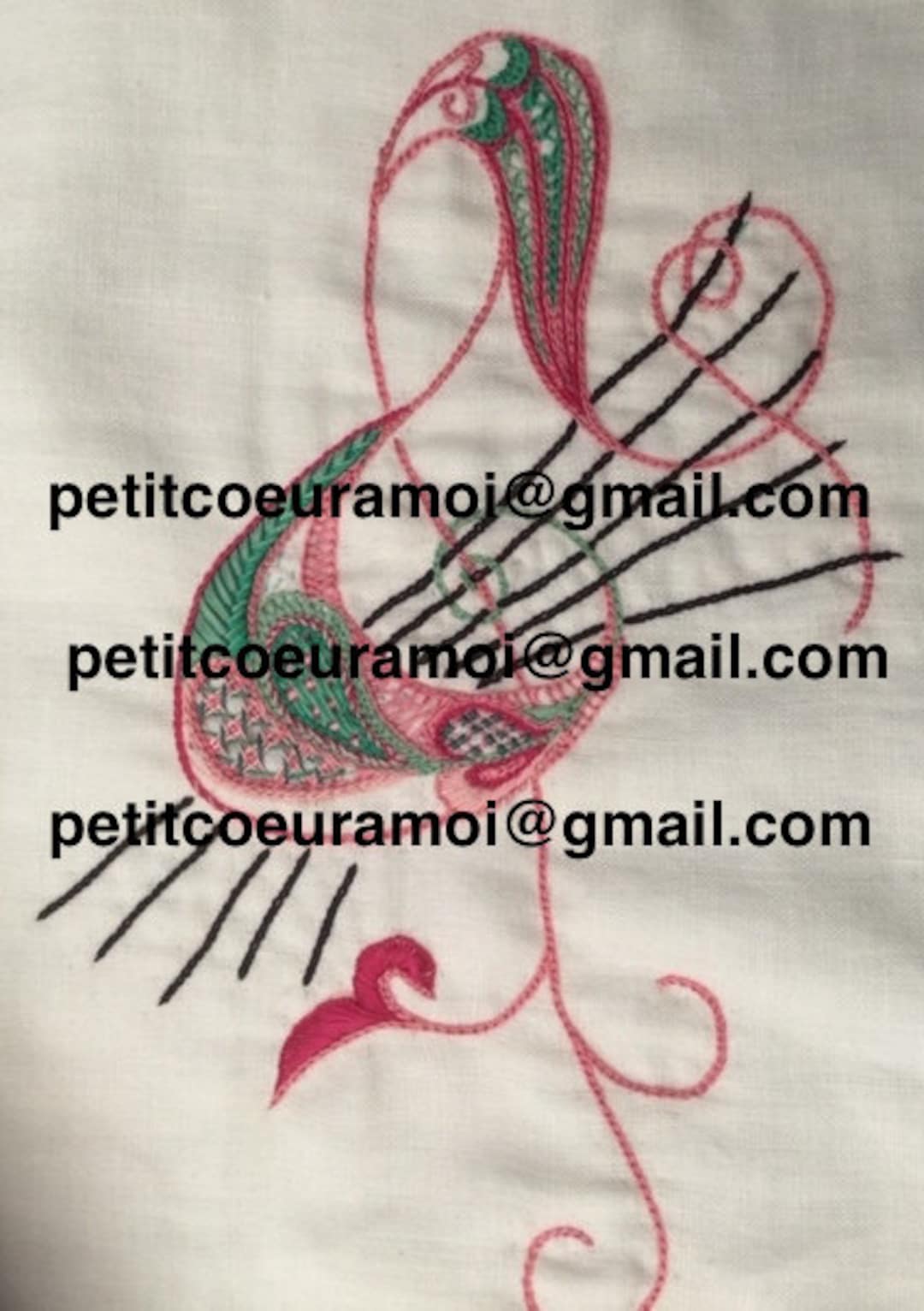 Tuto Pour Broder Une Clé De SOL - Etsy