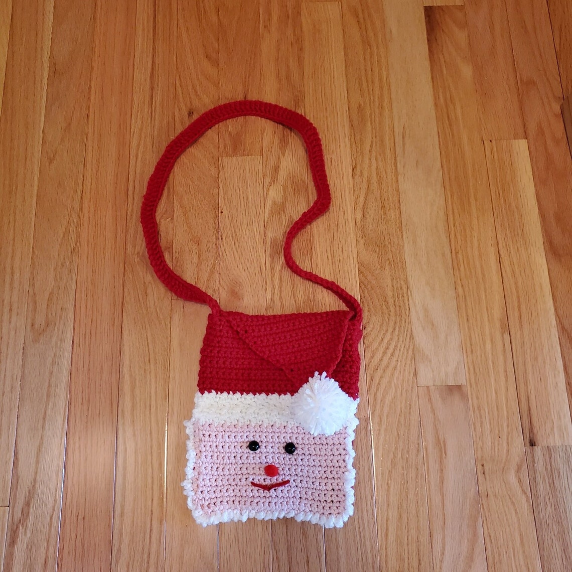 Hand Crochet Holiday Santa Claus Purse / Child / Little Girl / - Etsy