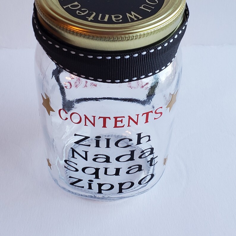 A Jar of Nothing / Handmade Bow / Cheeky / Gift Giving / Pint Size ...