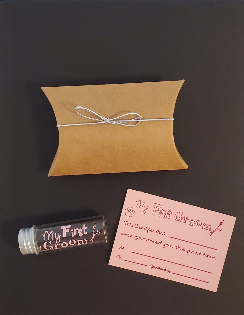 My First Groom / First Puppy Groom /dog Grooming First Haircut - Etsy