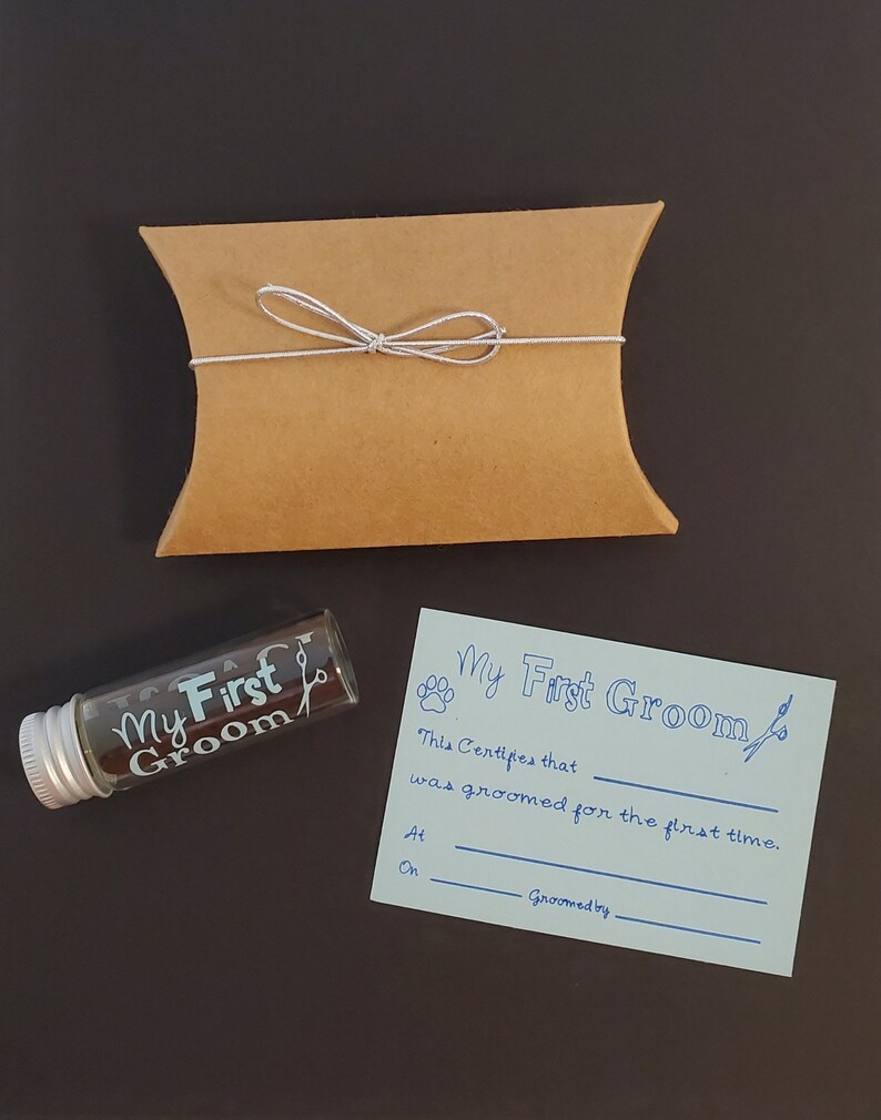 My First Groom / First Puppy Groom /dog Grooming First Haircut - Etsy