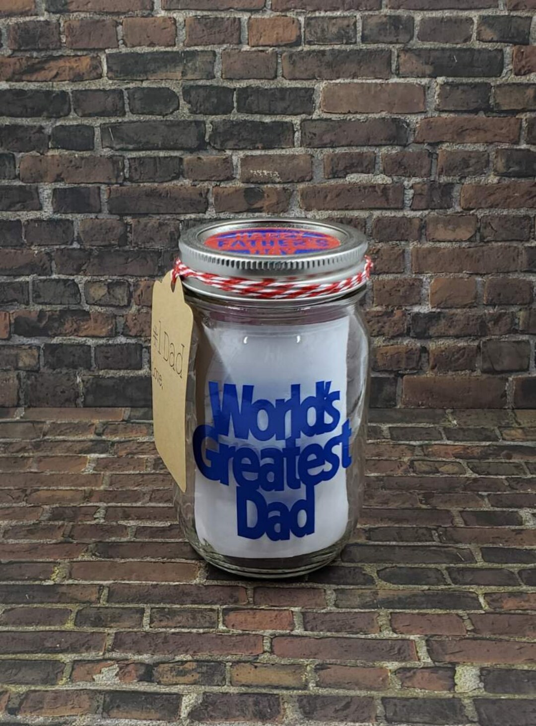 World's Greatest Dad Father's Day Jar / Fill Your Own Jar / Gift Giving ...