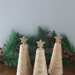Jute Rope Cone Trees / Set of Three / Shelf Decor / Table Decor ...