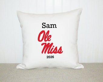 Ole Miss Throw Pillow - Etsy