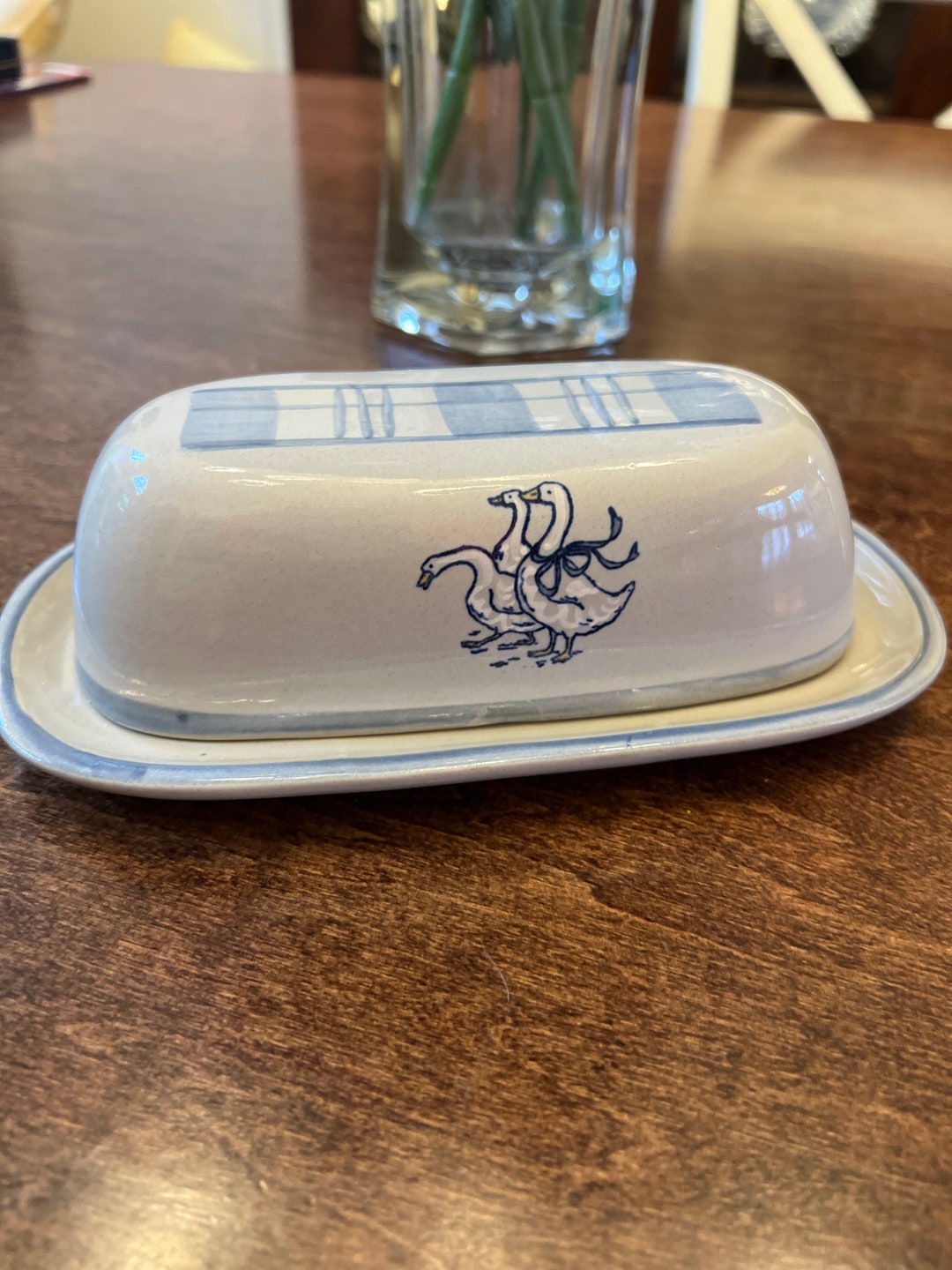 Louisville Stoneware gaggle of Geese Butter Dish - Etsy Louisville Stoneware gaggle of Geese Butter Dish - Etsy