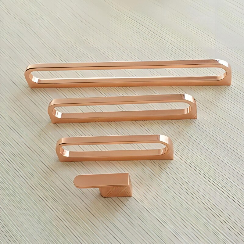 Rose Gold Cabinet Hardware - Etsy