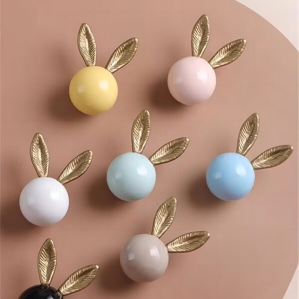 Rabbit Knobs - Etsy