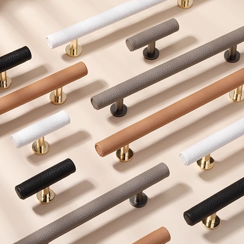 Leather Cabinet Pulls - Etsy