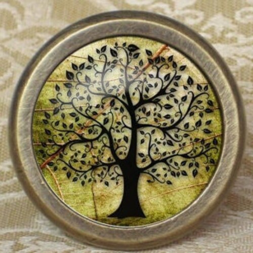 TREE OF LIFE Drawer Knobs Pulls Handles / Kitchen Cabinet - Etsy