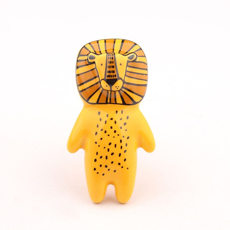 Unique Ceramic Animals Knobs Drawer Knobs Cute Animals | Etsy