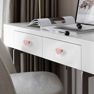 Solid Brass Heart Knobs Modern Stylish Drawer Knobs Pulls Kitchen Cupboard Knobs Handles ...