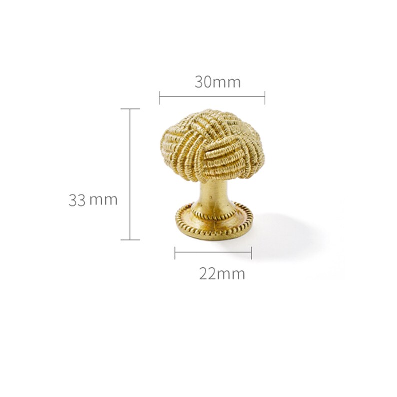Unique Button Knobs Brass Gold Drawer Knobs Decorative Dresser - Etsy