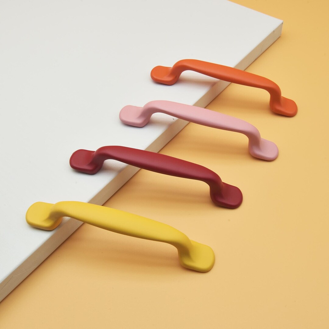 3.75'' Colorful Handles Drawer Pull Handles Dresser Knobs Kids Child ...