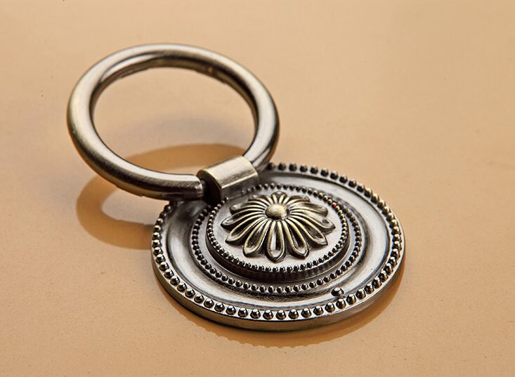 Vintage Style Dresser Pulls Ring Drop Drawer Knobs Pull - Etsy Australia