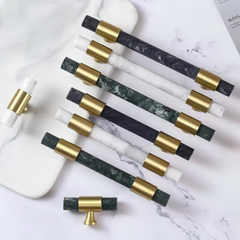 Marble Pulls - Etsy