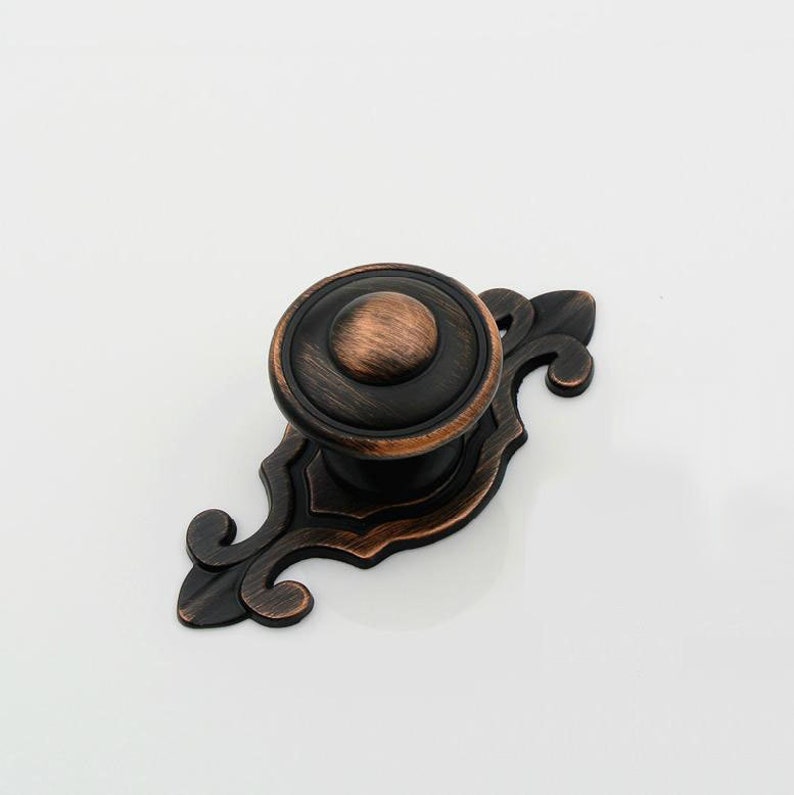 Antique Bronze Dresser Drawer Pull Handles Knob Metal Pulls / - Etsy