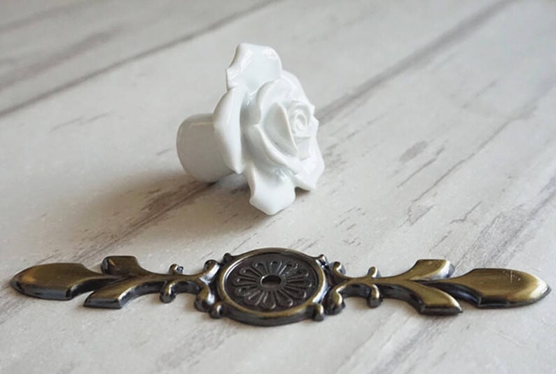 Ceramic Dresser Knob Drawer Knobs Pulls Retro Kitchen Cabinet - Etsy