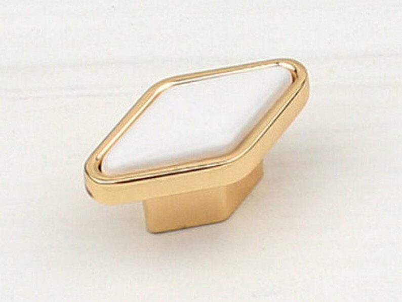 3.75 5 Diamond Shape Drawer Knobs Pulls Handles | Etsy