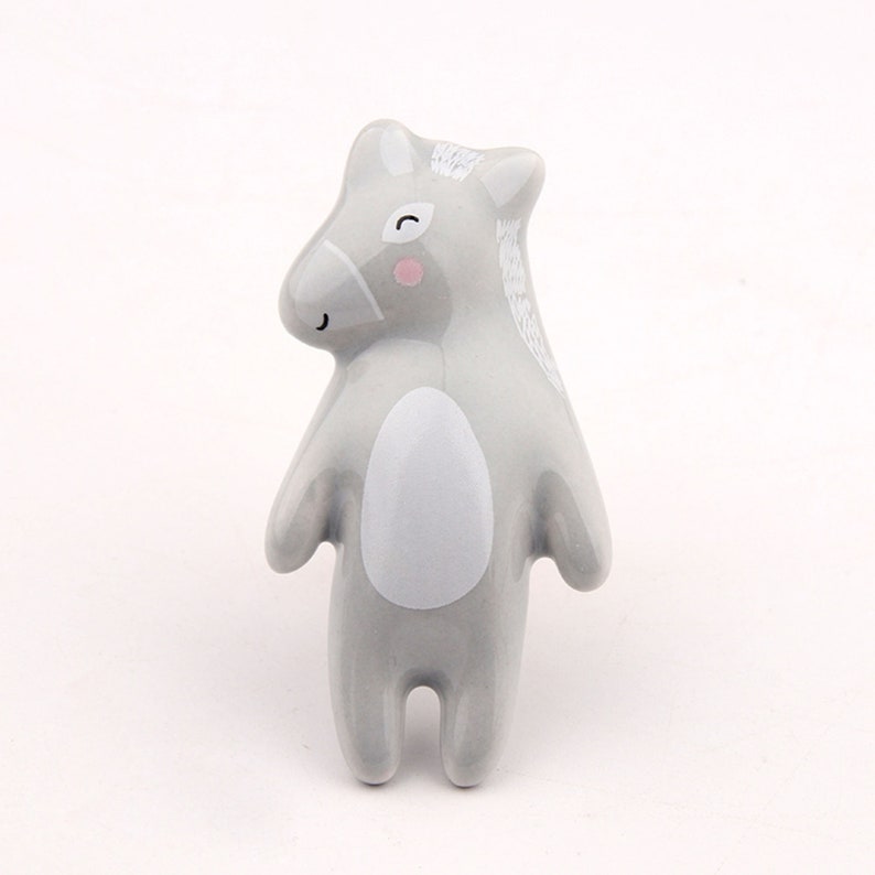 Unique Ceramic Animals Knobs Drawer Knobs Cute Animals - Etsy