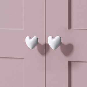 Cute Heart Drawer Knobs Colorful Knobs for Cabinets Unique Home Decor ...