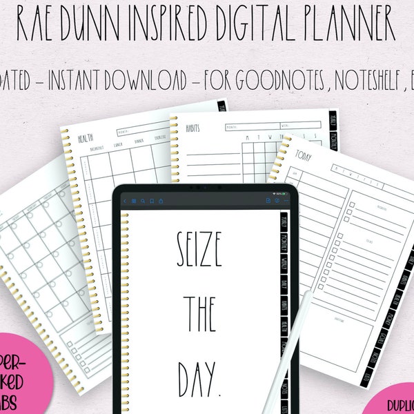 Daily Digital Planner, Daily Printable Planner, Goodnotes Planner ...
