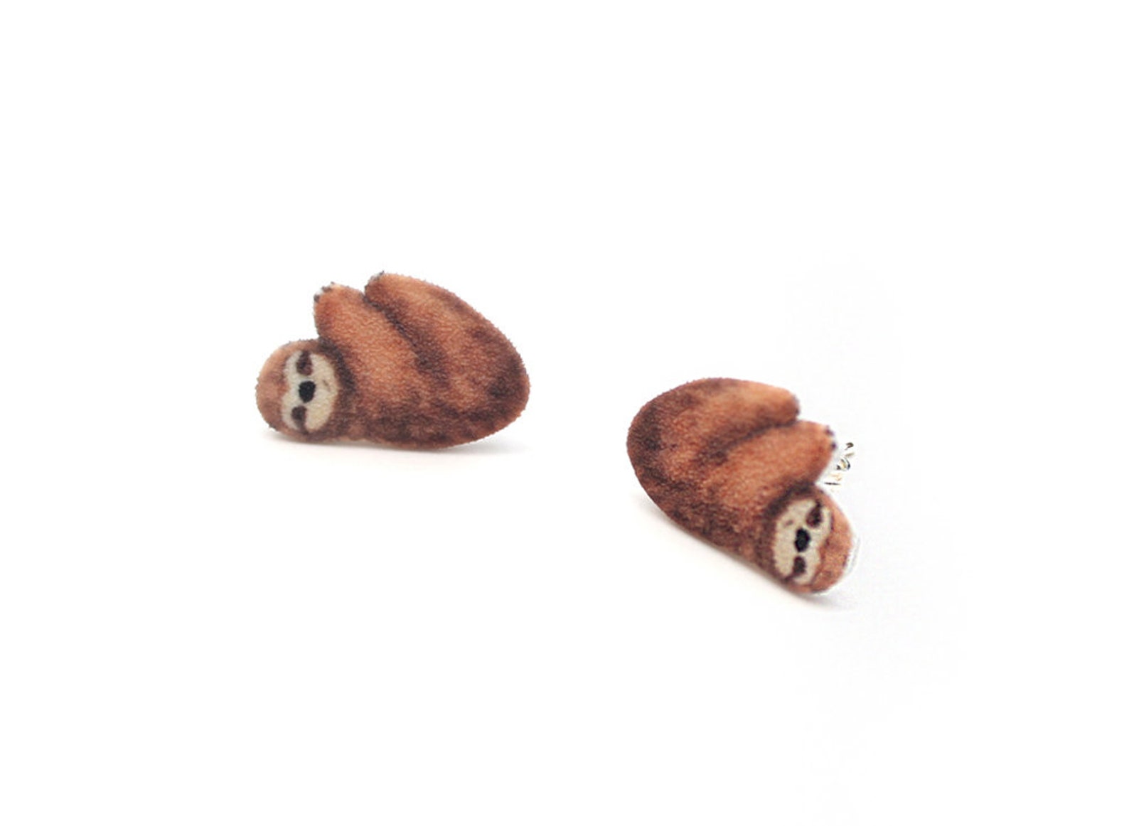 Sloth Stud Earrings - Etsy
