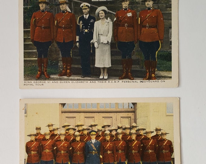 Two 1939 Canadian Royal Visit With RCMP Guards Unused Postcards - Etsy ...