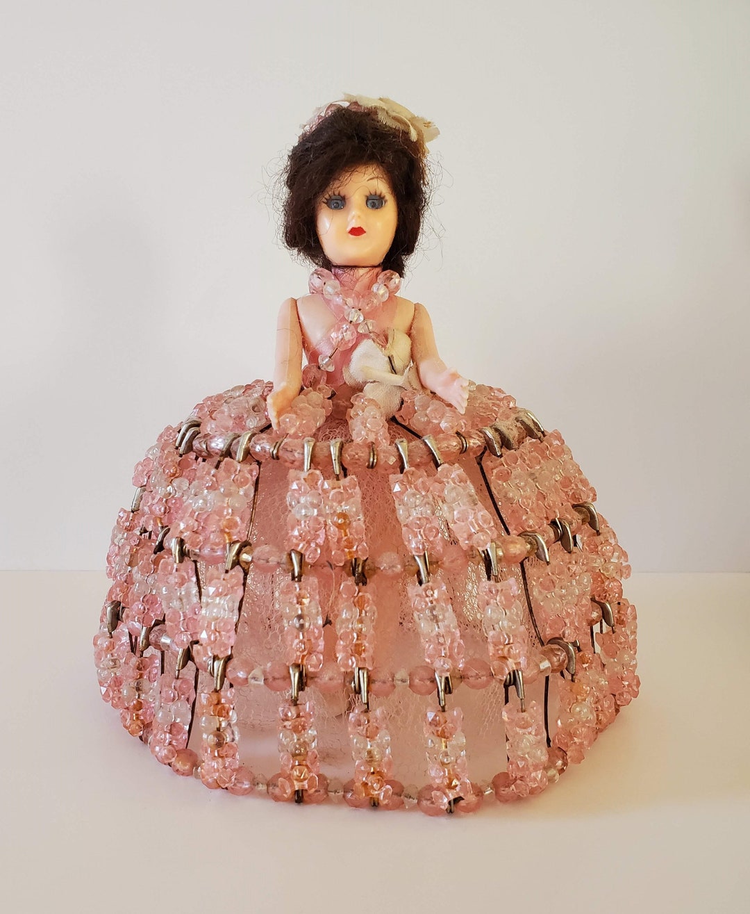 Vintage Safety Pin Bead Doll - Etsy