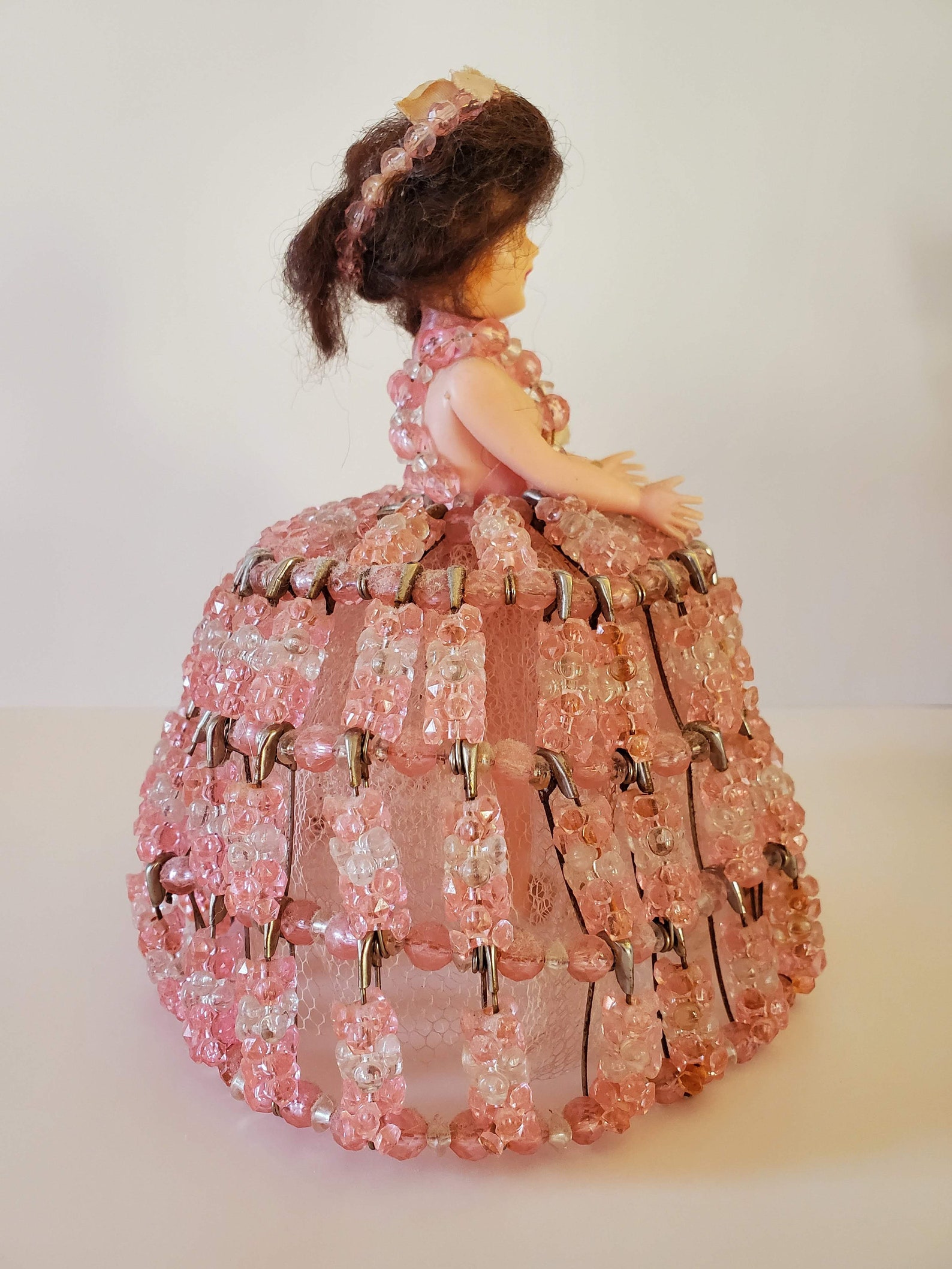 Vintage Safety Pin Bead Doll - Etsy